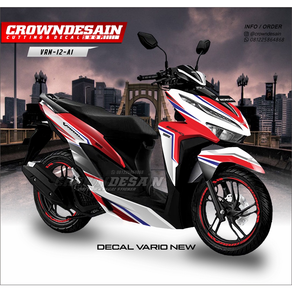 Jual Sticker Decal All New Vario 150-125 LED Fullbody - Decal Sticker ...