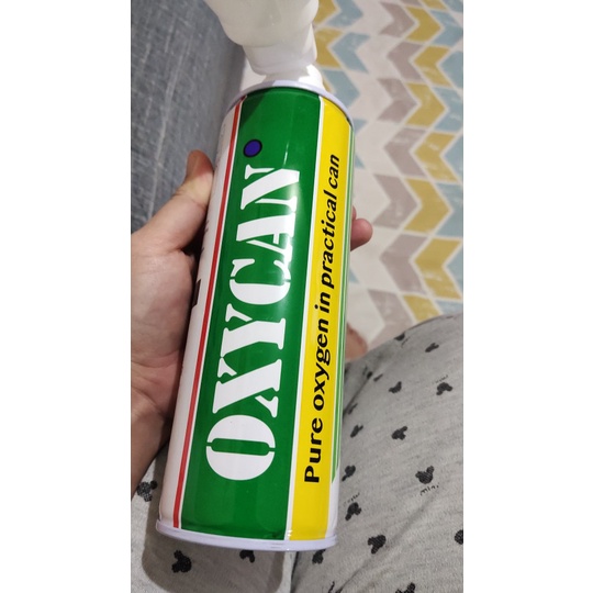 Jual OXYCAN OXYGEN OXYCAN GREEN HIJAU KALENG 500 cc OKSIGEN PORTABLE ...