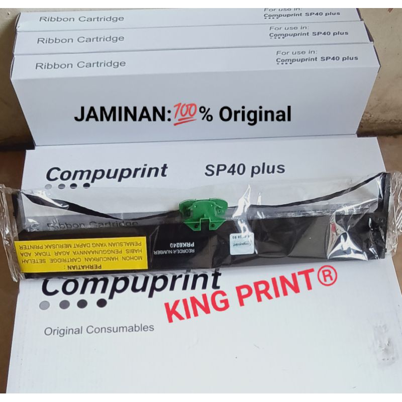 Jual Pita Ribbon Compuprint Cartridge Sp40-Plus 100%ORIGINAL | Shopee ...