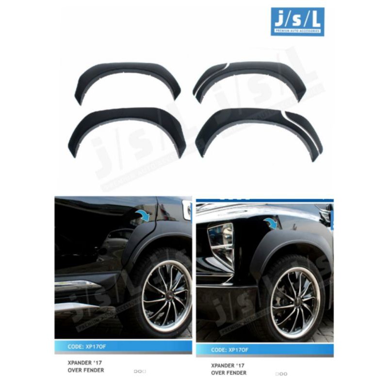 Jual Over fender Mitsubishi Xpander model original JSL | Shopee Indonesia