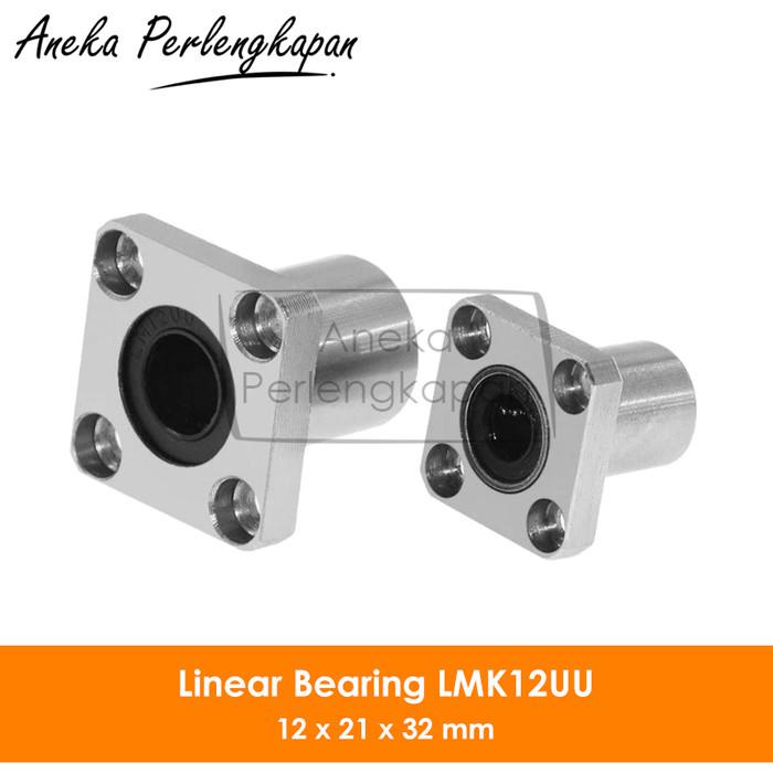 Jual Lmk12Uu Linear Motion Square Flange Bearing | Shopee Indonesia