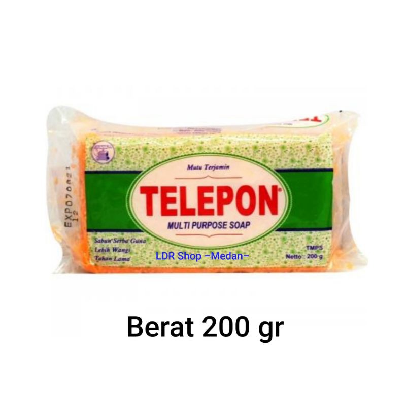 Jual Sabun TELEPON batang serba guna 200 gr | Shopee Indonesia