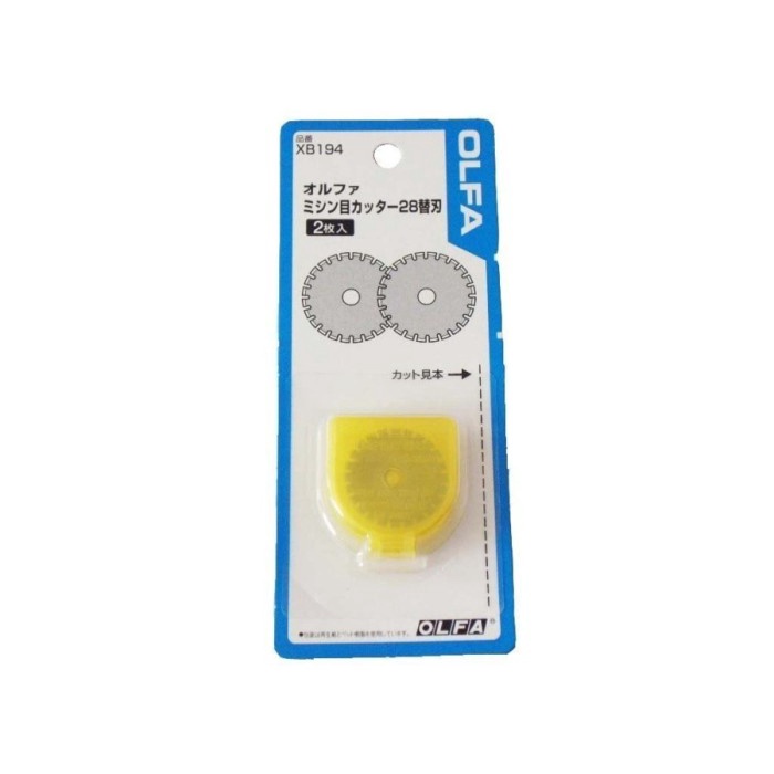 Jual OLFA Refill Rotary Perforated Cutter 28mm OLFA XB194 (PRB28-2 ...