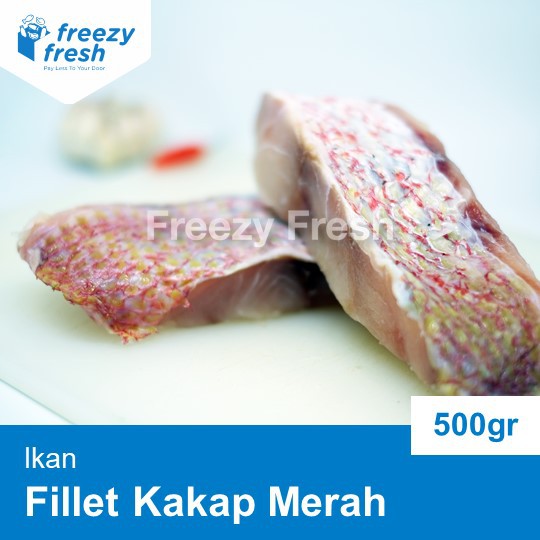 Jual Ikan Fillet Kakap Merah (Red Snapper) 500 Gram / Segar / Beku ...