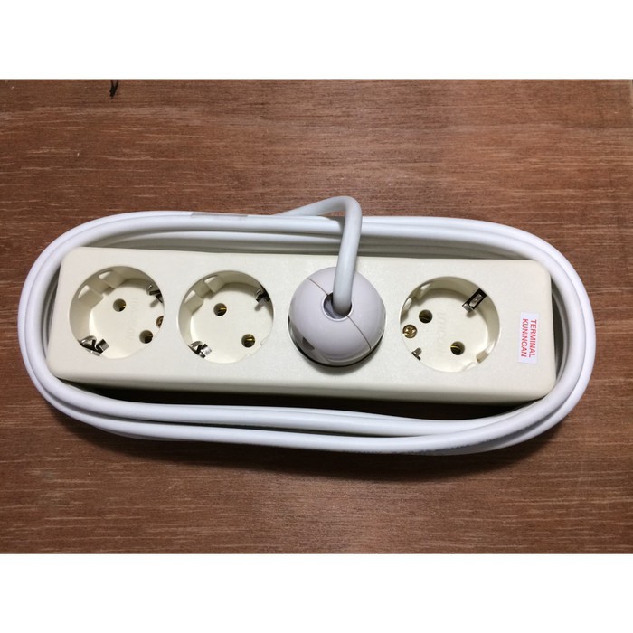 Jual KABEL EXTENSION 4 LUBANG - 3 MTR STOP KONTAK COLOKAN LISTRIK ...