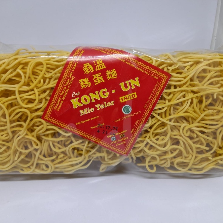 Jual [ 1 bungkus/pcs] Mie telur lebih kenyal tidak benyek merek KongUn ...