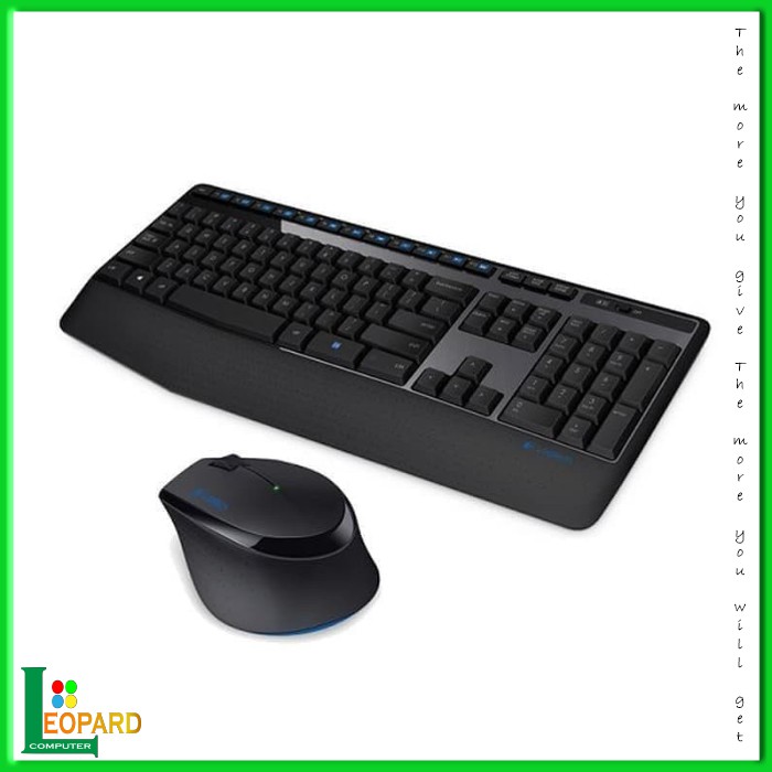 Jual Logitech Wireless Mouse & Keyboard MK345/Combo/MK 345 - Hitam ...