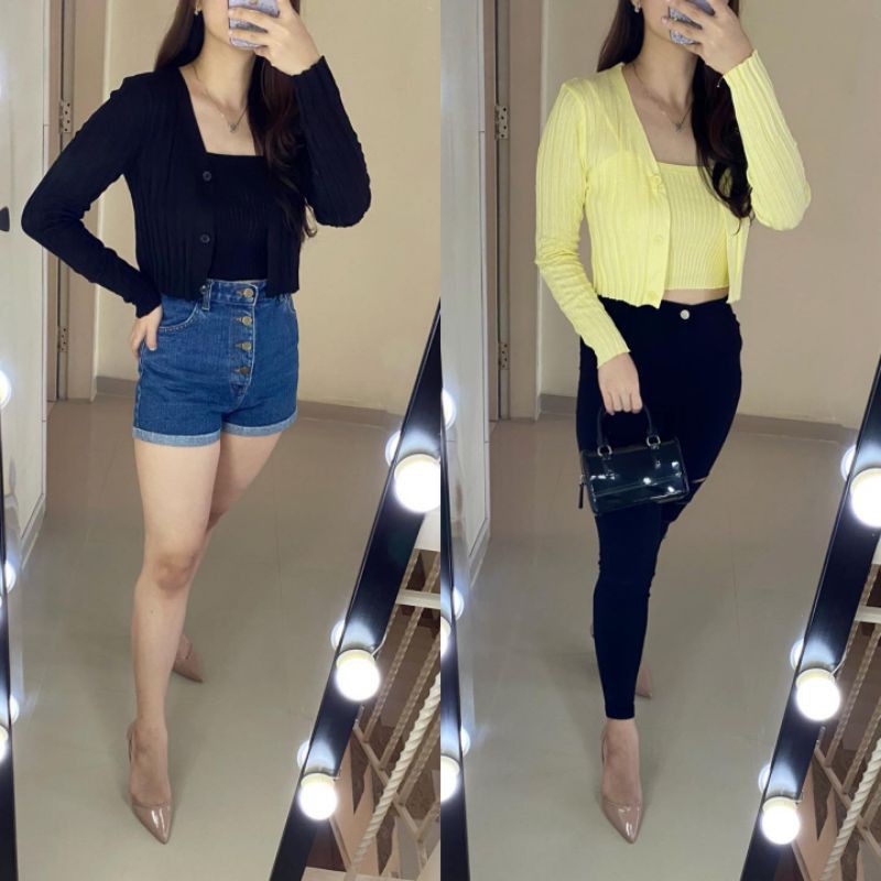 Jual CARDI SET *IMPORT (INNER + CARDI) | Shopee Indonesia