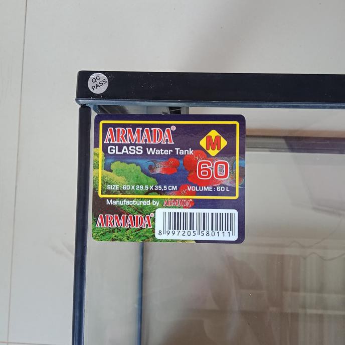 Jual Tank Aquarium / Glass water tank Bahan Akrilik / Volume 60 Liter ...
