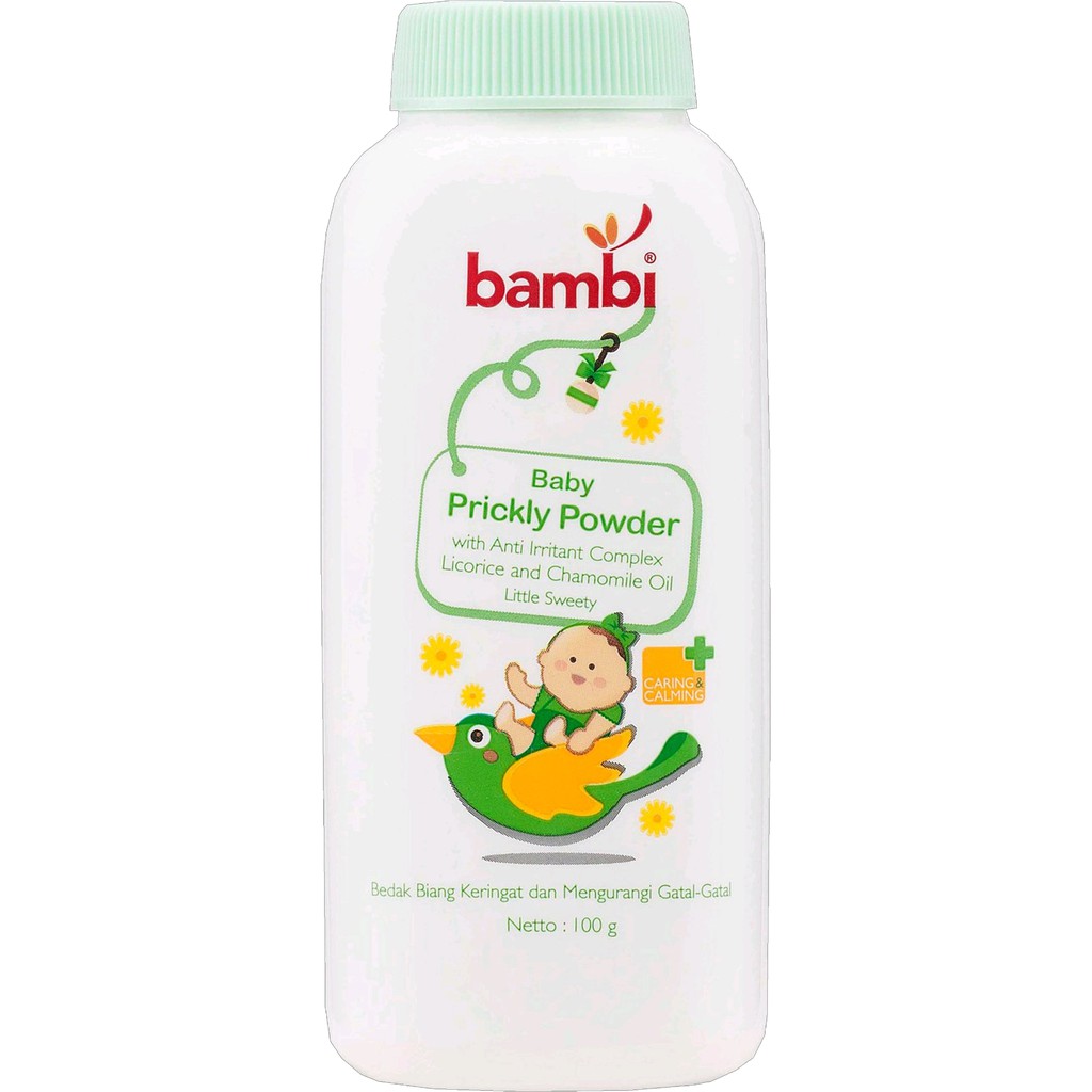 Jual BEDAK Bambi Baby Powder Bedak Bayi Woody Powdery Milky Powdery ...