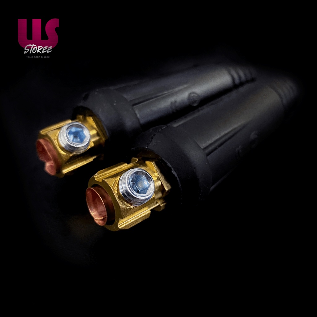 Jual Konektor Kabel Las 10-25mm Male Female Connector Trafo Las Welding ...
