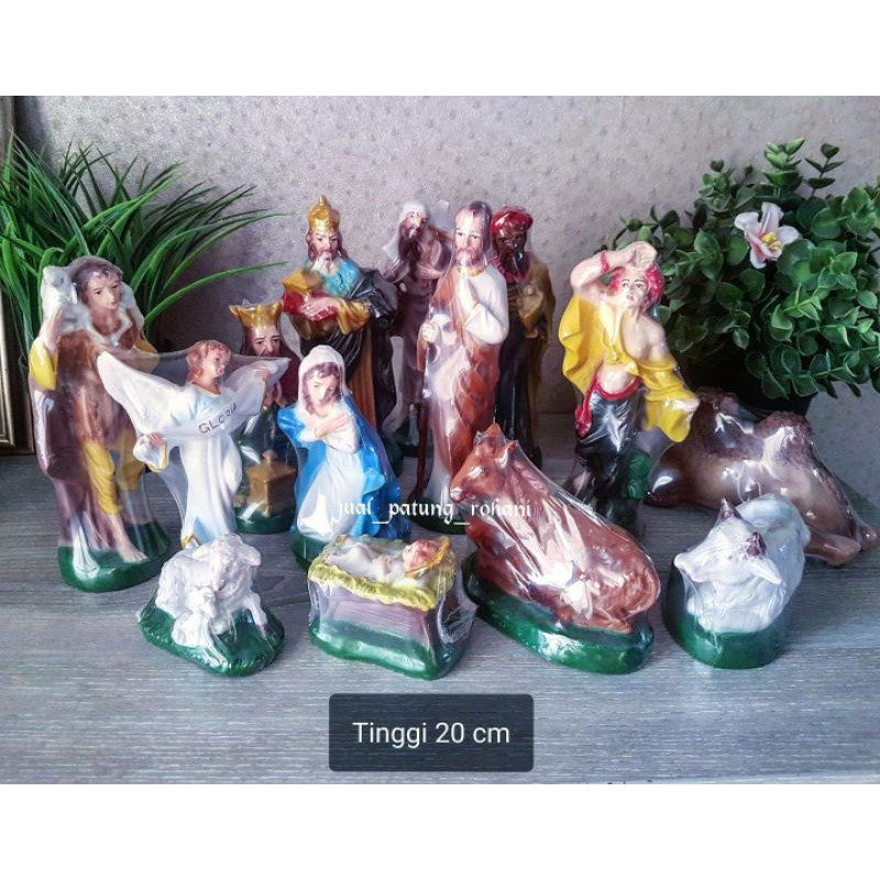 Jual Patung Set Natal 20 cm | Shopee Indonesia