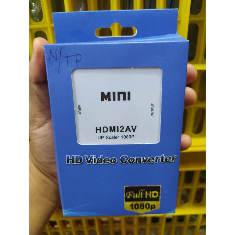 Jual Converter HDMI TV Tabung RCA AV Mini Box Hdmi 2AV Converter ...