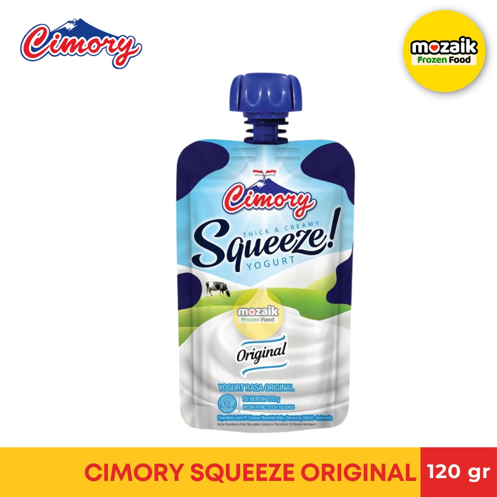 Jual Cimory Squeeze Rasa Original Frozen Mart Frozen Food Palembang 120 ...