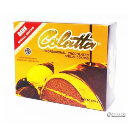 Jual COKELAT COMPOUND Colatta Special Coating Dark 500gr | Shopee Indonesia