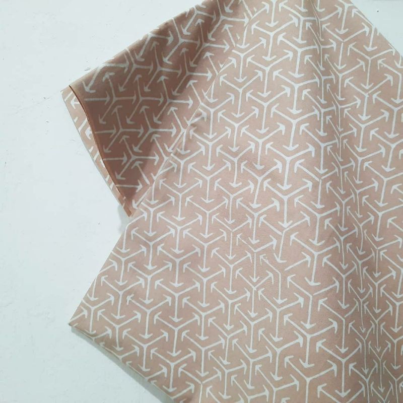 Jual kain batik cap katun sewarna coksu motif panah | Shopee Indonesia
