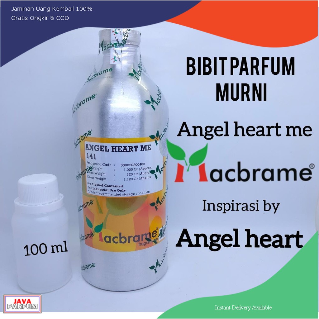 Jual ANGEL HEART ME BIBIT PARFUM MURNI 100 ML .BY MACBRAME ( ANGEL ...