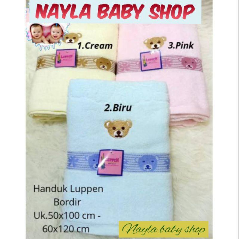 Jual Handuk Bayi /Handuk Bayi Luppen/Handuk Bayi Bordir /Handuk BaBy ...