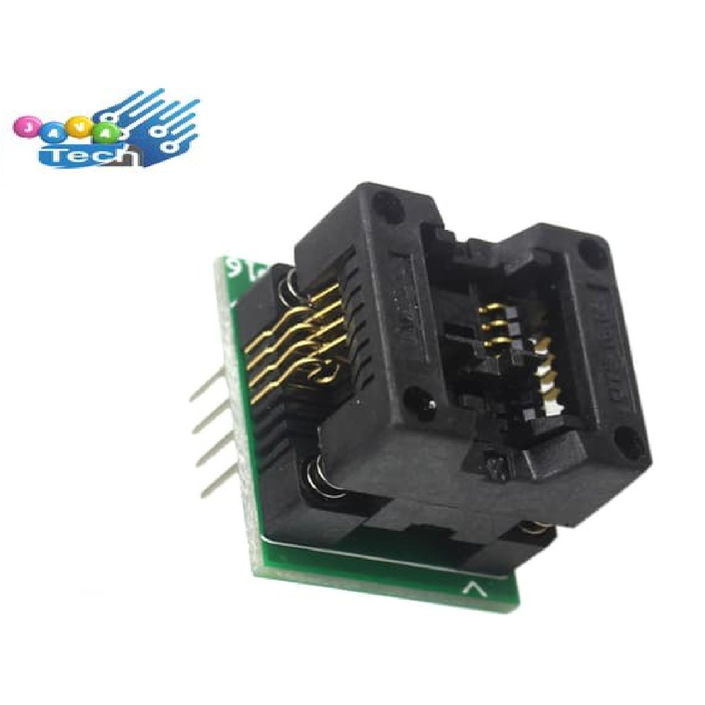 Jual Socket Adapter IC SMD SOP8 SOIC8 to DIP8 Soket Flash Bios | Shopee ...