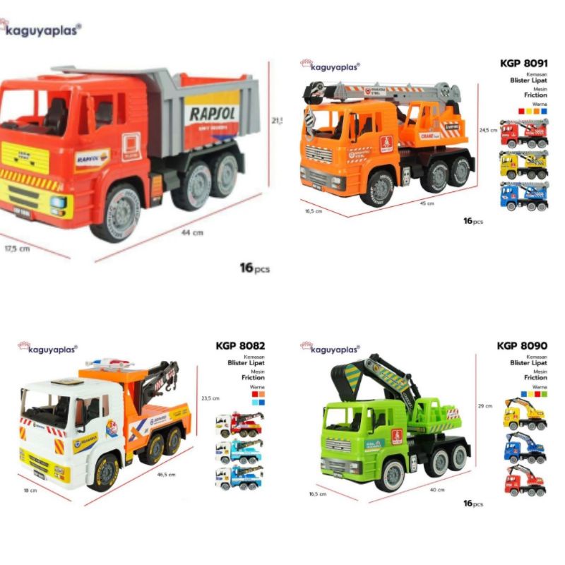 Jual Mobil kontruksi alat berat ukuran besar, excavator, dump truk ...