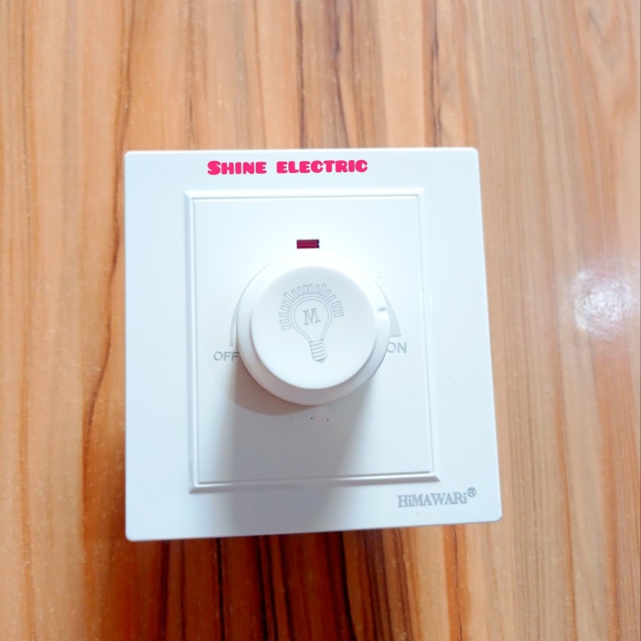 Jual Saklar Dimmer Lampu Bohlam Dinding Switch On Off Sakelar Tembok ...
