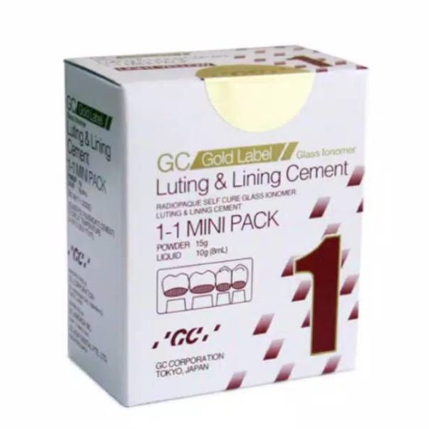 Jual GIC FUJI 1 Luting cement ( Mini Pack ) | Shopee Indonesia