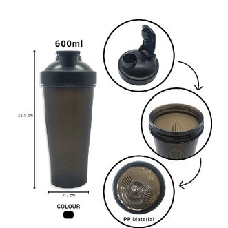 Jual [ APOLO ] Botol Minum Shaker Apolo whey protein 600ml / Tumbler ...
