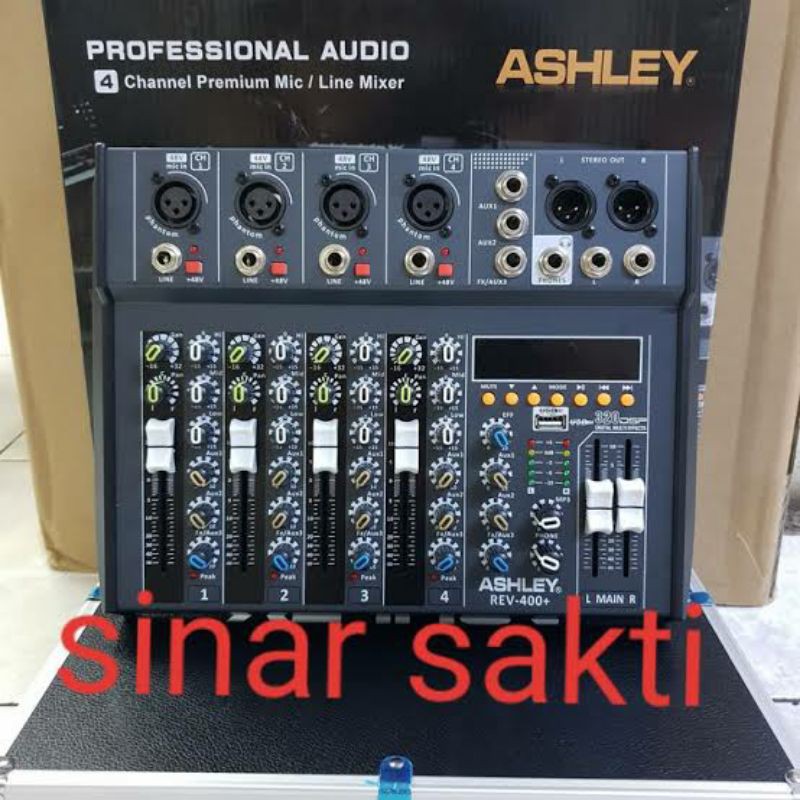Jual MIXER ASHLEY 4 CHANNEL ORIGINAL PHONIC4 REV400+ REV402 ONYX4 MDX4 KING4SM KING4 | Shopee ...