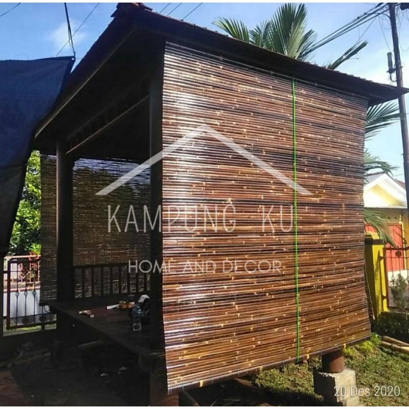 Jual Tirai Bambu 250 x 200 / Tirai Bambu Gulung / Kerai Bambu / Tirai Gulung / Krey Bambu / Krei ...