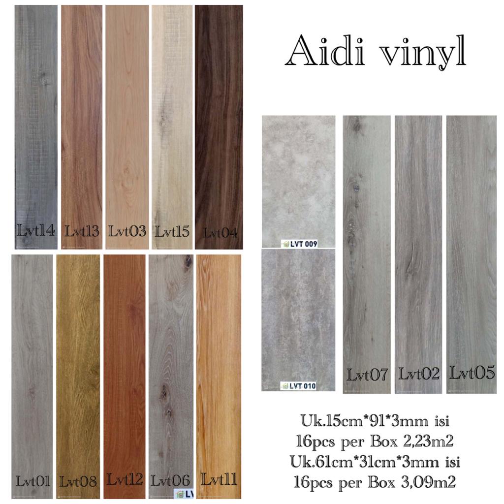 Jual Vinyl Plank Aidi Wood 3mm - Lantai Vinyl Kayu Murah | Shopee Indonesia
