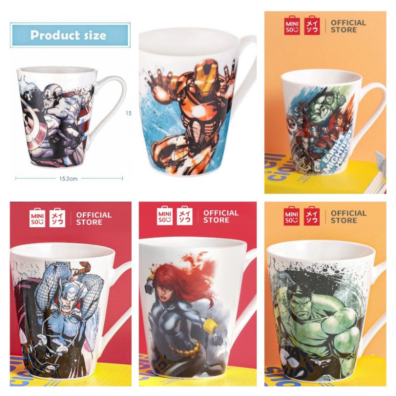 Jual Mug Ceramic Miniso Marvel | Shopee Indonesia