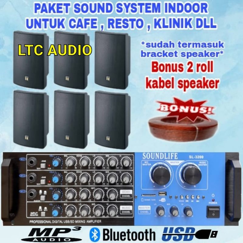 Jual Paket Sound System Indoor Cafe / Resto / Klinik / Salon TOA 6 ...