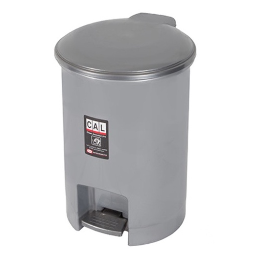 Jual Shinpo 840 L Tempat Sampah Plastik Chic Injak Bulat Abu Tutup 10 liter SIP 840L | Shopee ...