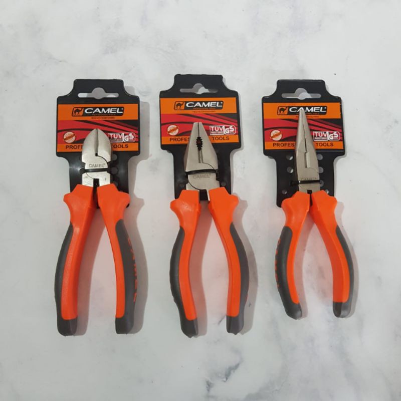 Jual TANG KOMBINASI POTONG LANCIP 6 INCH CAMEL | Shopee Indonesia