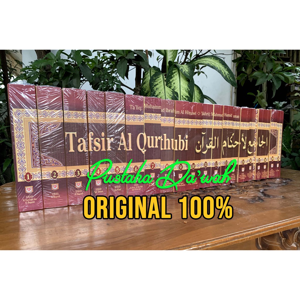 Jual Tafsir Al Qurtubi 1 SET 20 Jilid ORIGINAL - Pustaka Azzam | Shopee Indonesia