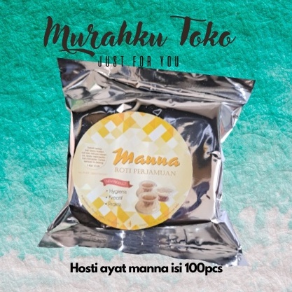 Jual READY TERBATAS !!! Hosti Roti perjamuan dengan ayat firman , Hosti ...