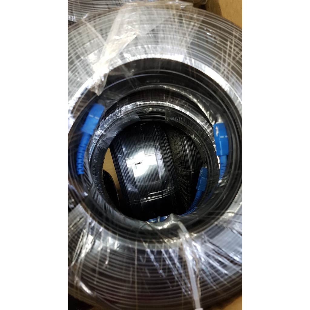 Jual Kabel Fiber Optik FTTH SC Indihome / Drop Wire Core Optic 300 ...