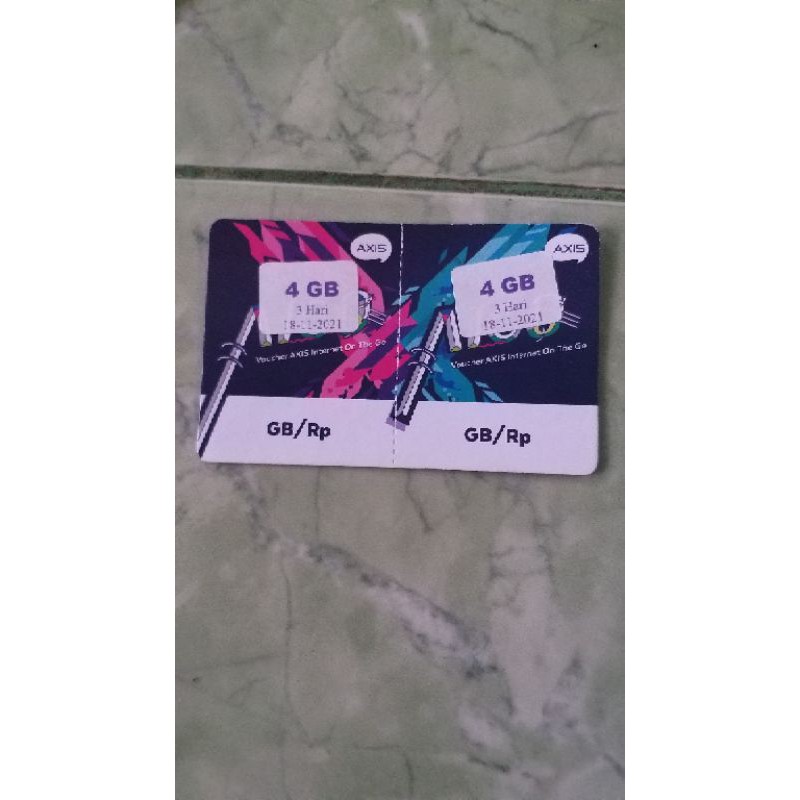Jual Voucher Internet Axis 7Gb 3 Hari (5Gb nasional+2GB lokal KRW) | Shopee Indonesia
