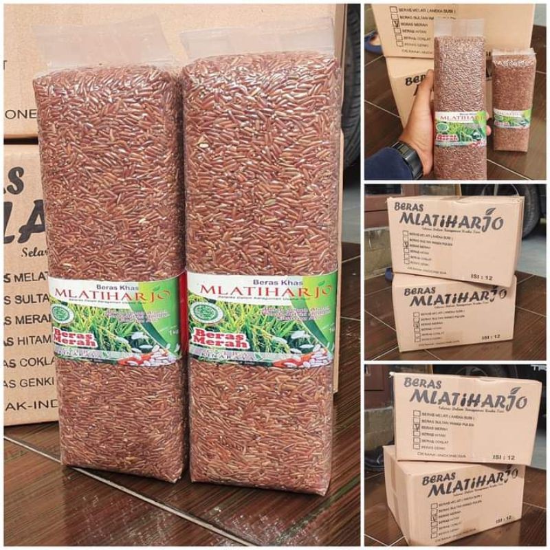 Jual Beras Merah ( Beras khas Ds.Mlatiharjo ) | Shopee Indonesia