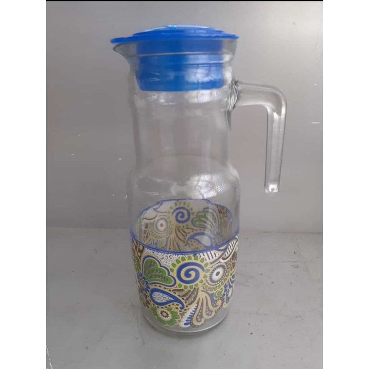 Jual Hampers Cantik Souvenir Teko Kaca Pitcher Set Cantik Drink Set ...
