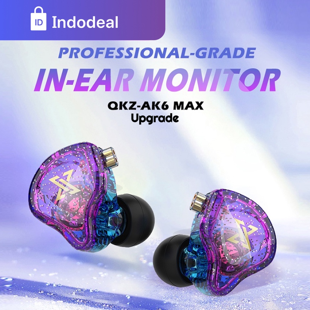 Jual Qkz Ak6 Max With Mic dan Ak6 Pro With Mic In Ear Earphone Hifi ...