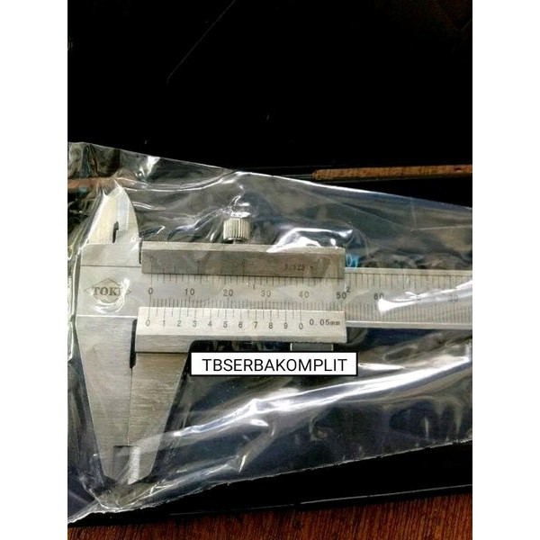 Jual Jangka Sorong 6 inch TOKI Vernier Caliper 6inch Sigmat Sketmat 6in 6 in 150mm 150 mm 15cm ...