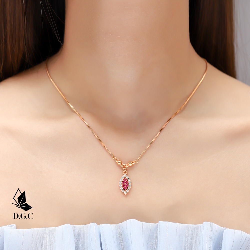 Jual D.G.C COD Kalung Titanium Wanita Anti Karat Cantik Korean Style ...