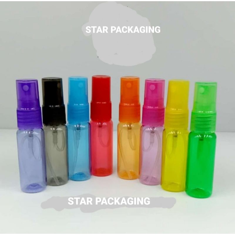 Jual Botol Spray 20ML Warna Botol Plastik PET 20ml Botol Spray Semprot 20ml Warna | Shopee Indonesia