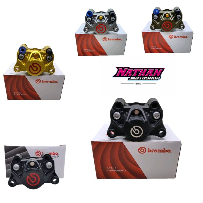 Jual kaliper Brembo 2 piston radial big logo caliper big logo logo timbul 2p Thailand universal ...