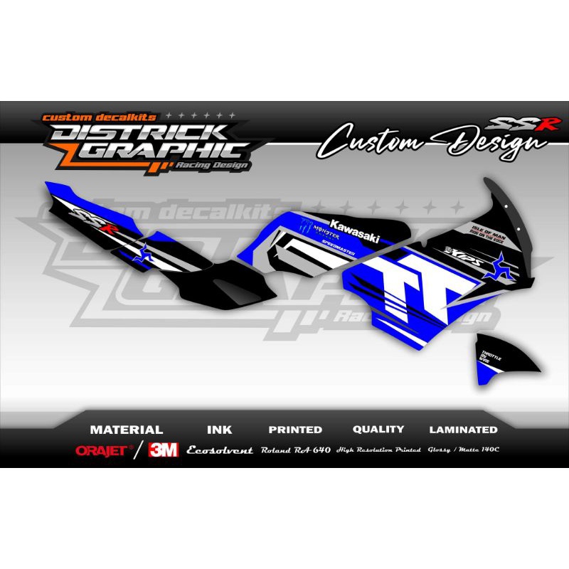 Jual striping ninja ssr isleofman | Shopee Indonesia