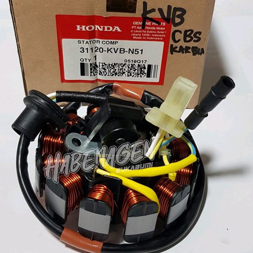 Jual spul spull sepul spool stator comp com pengapian honda vario 110 techno tekno CBS karbu ...