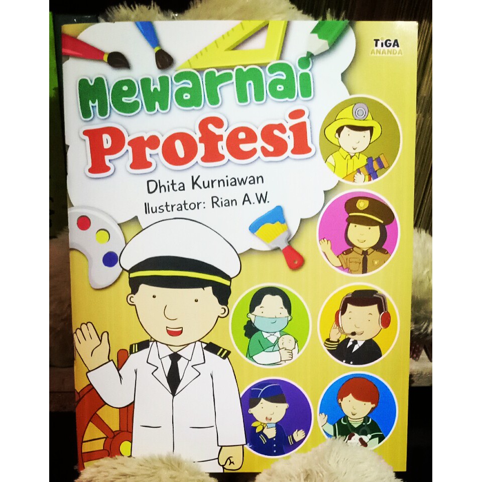 Jual BUKU ANAK MEWARNAI PROFESI | Shopee Indonesia
