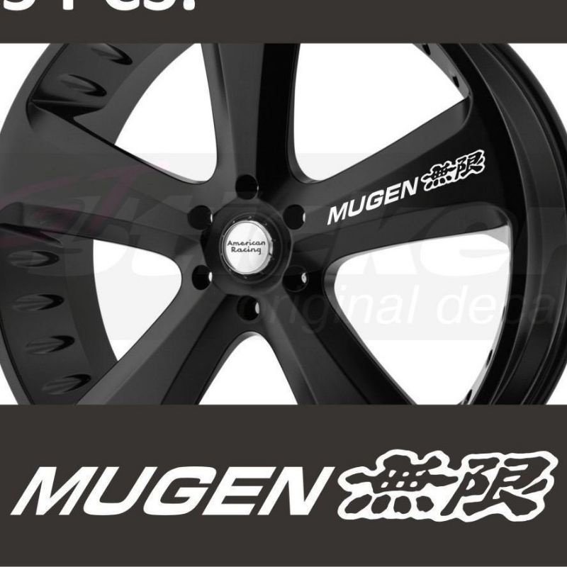 Jual Stiker Velg Mobil Mugen / Stiker Velg Mobil Honda / Stiker Velg ...