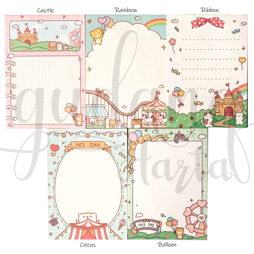 Jual Memo Besar Nice Day Notes Lucu Memo DIY Scrapbook GH 301075 ...